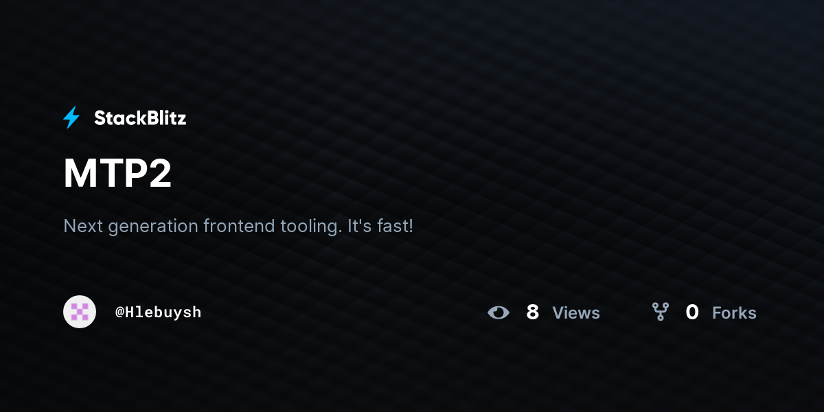 MTP2 - StackBlitz