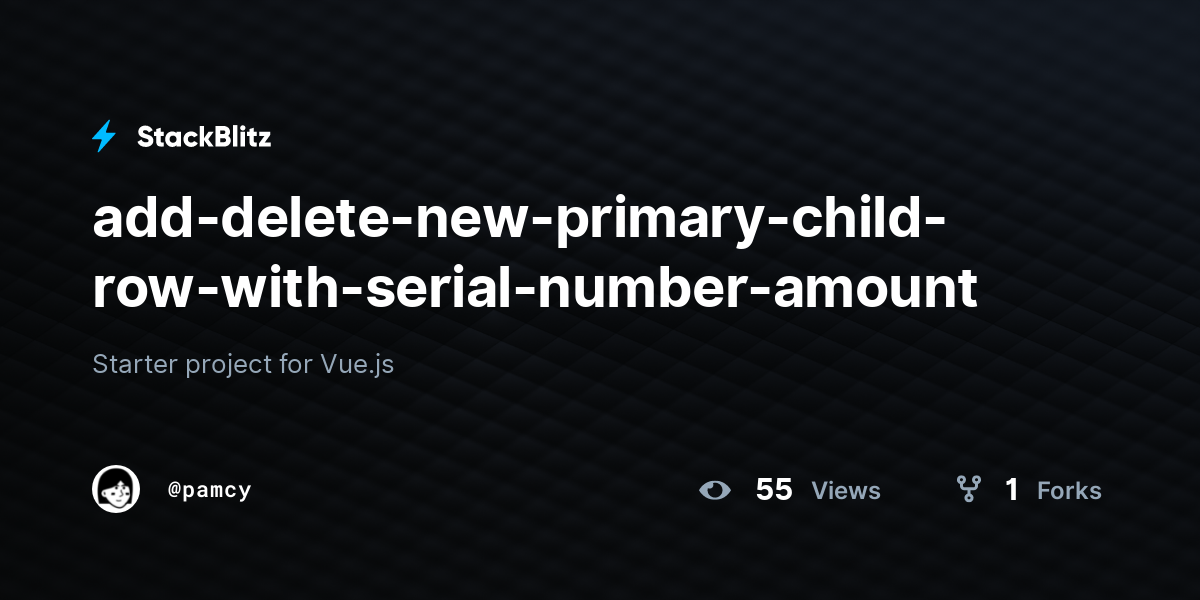 add-delete-new-primary-child-row-with-serial-number-amount - StackBlitz
