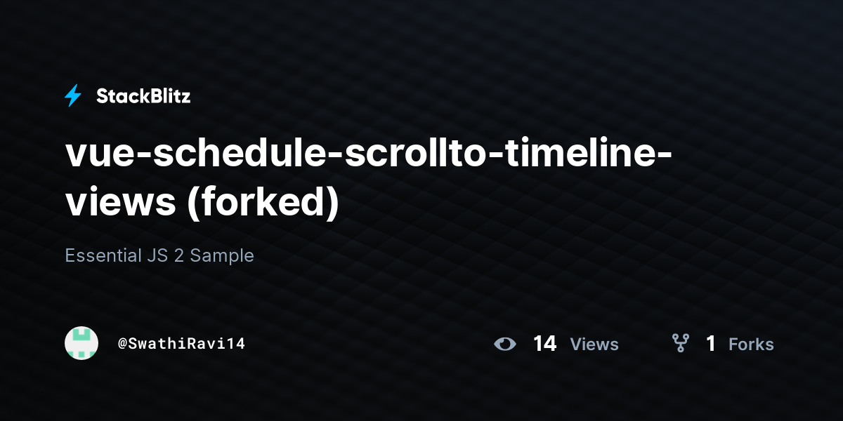 vue-schedule-scrollto-timeline-views (forked) - StackBlitz