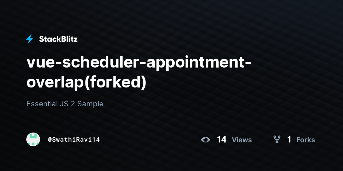 vue-scheduler-appointment-overlap(forked) - StackBlitz