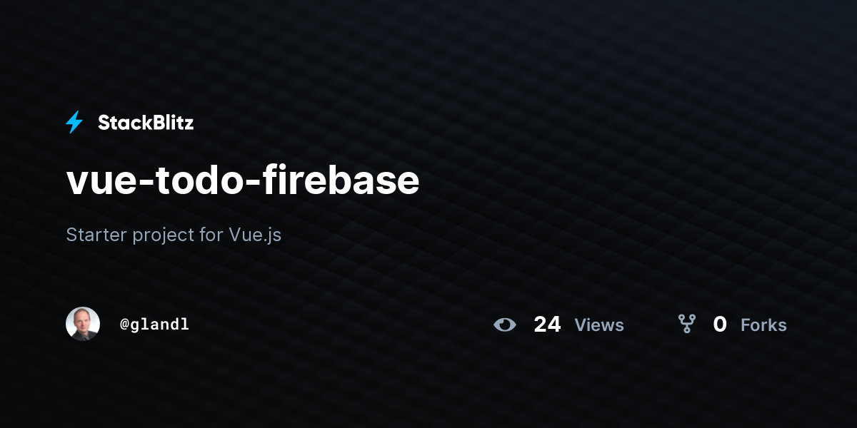 vue-todo-firebase - StackBlitz vue-todo-firebase - StackBlitz