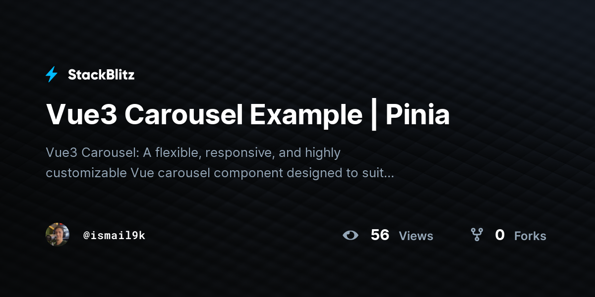 Vue3 Carousel Example | Pinia - StackBlitz