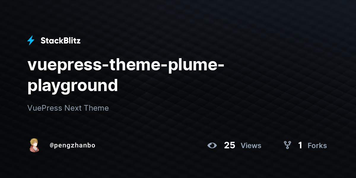 vuepress-theme-plume-playground - StackBlitz