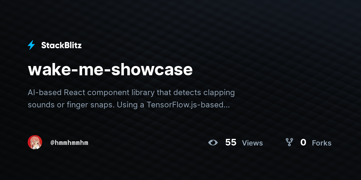 wake-me-showcase - StackBlitz