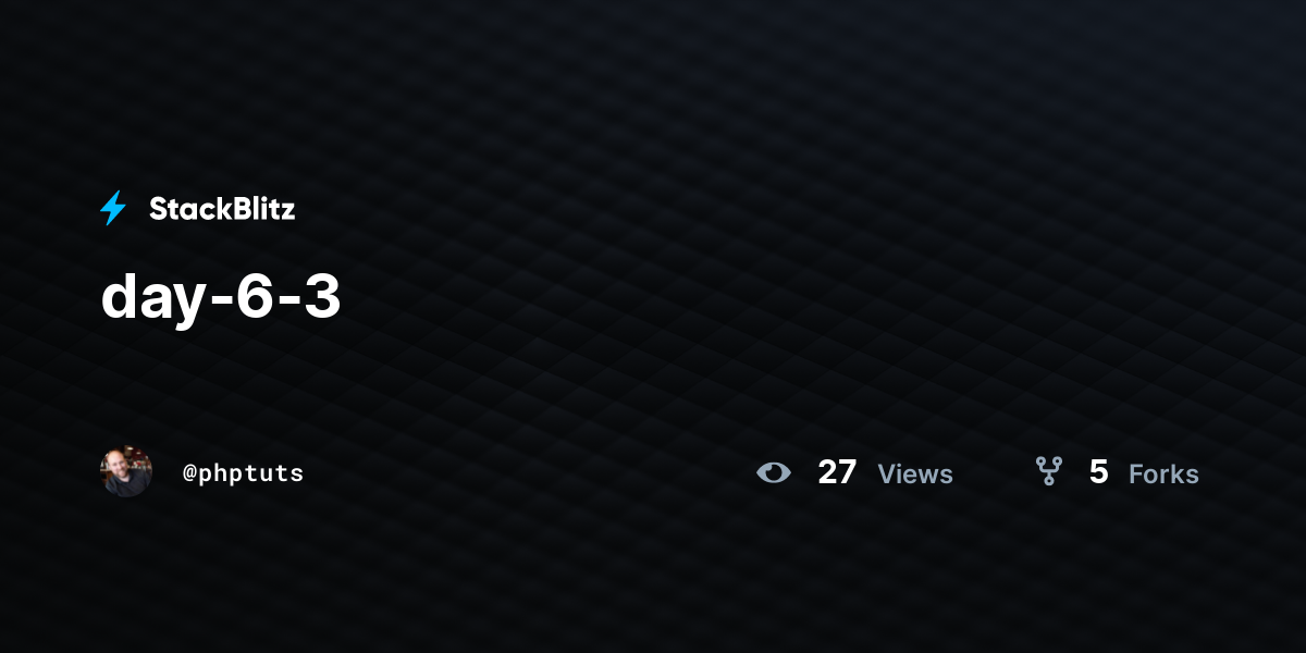 day-6-3 - StackBlitz