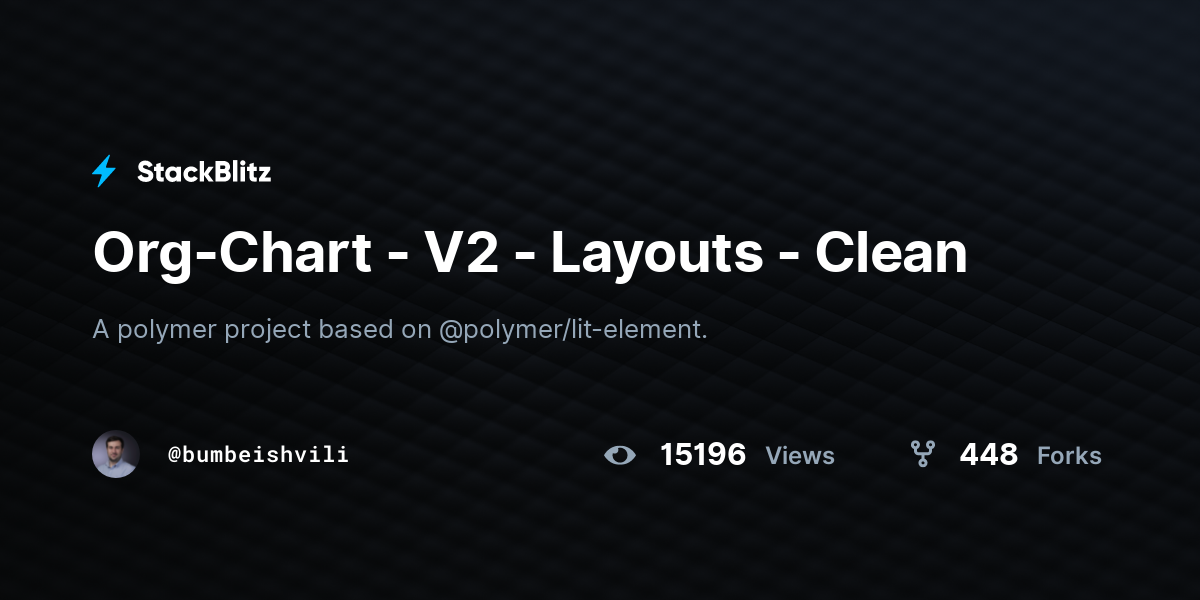 Org-Chart - V2 - Layouts - Clean - StackBlitz