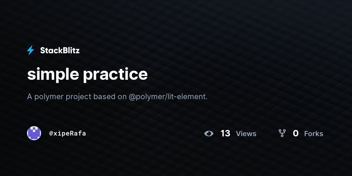 simple practice - StackBlitz