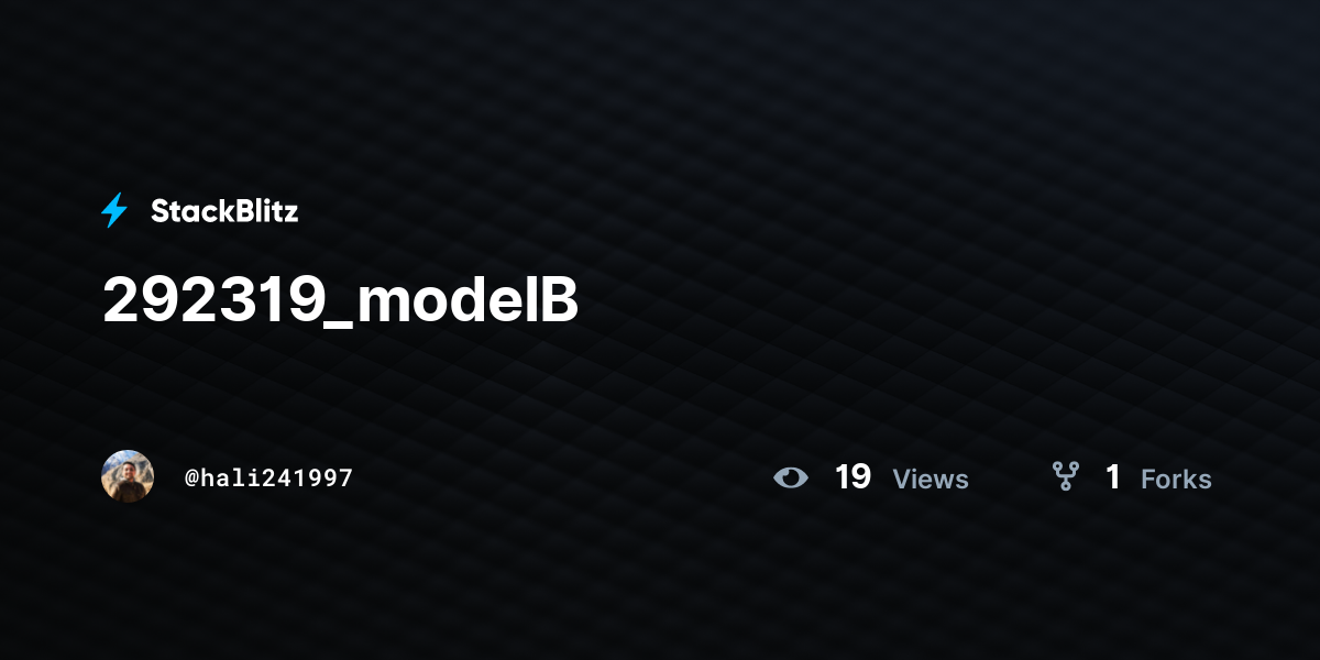 292319_modelB - StackBlitz