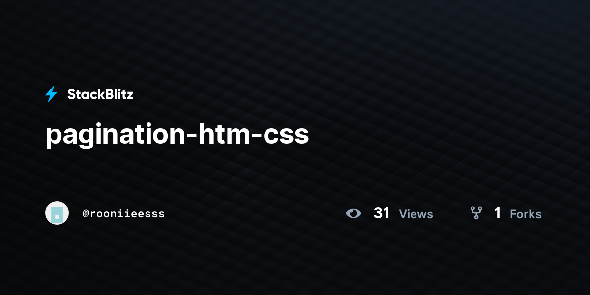 pagination-htm-css - StackBlitz