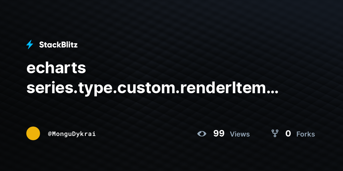echarts series.type.custom.renderItem api.value - StackBlitz