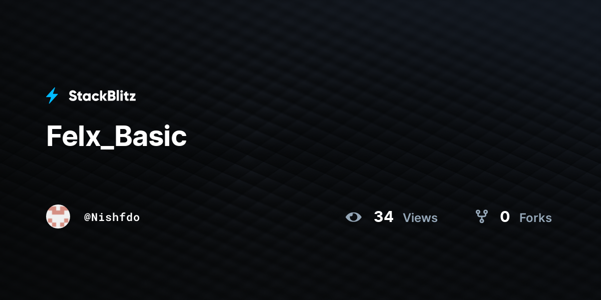 Felx_Basic - StackBlitz