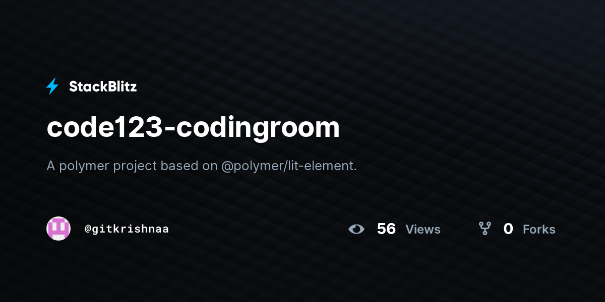 code123-codingroom - StackBlitz