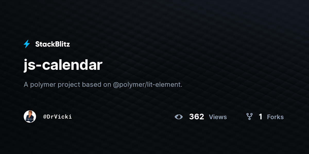 js-calendar - StackBlitz