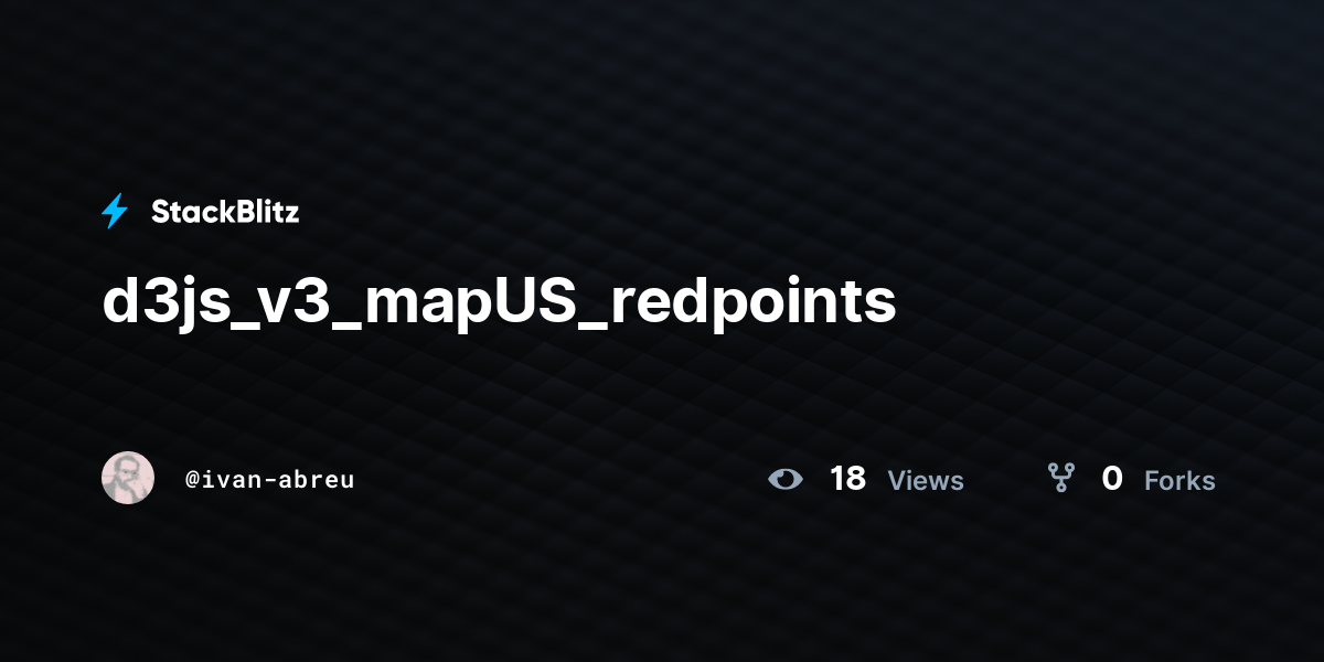 D3jsv3mapusredpoints Stackblitz 