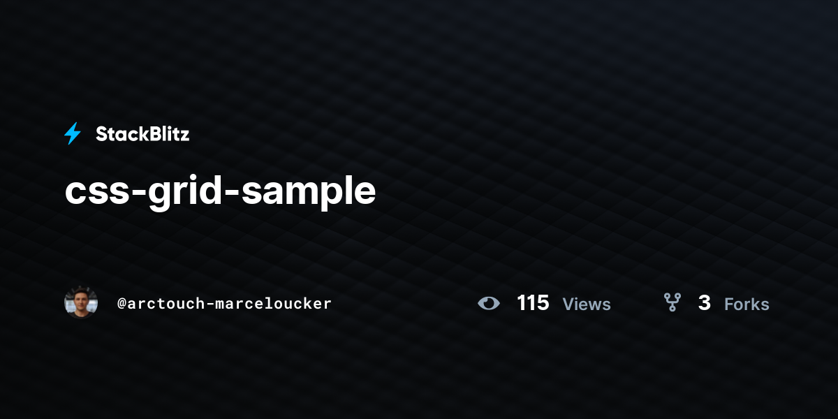 css-grid-sample - StackBlitz