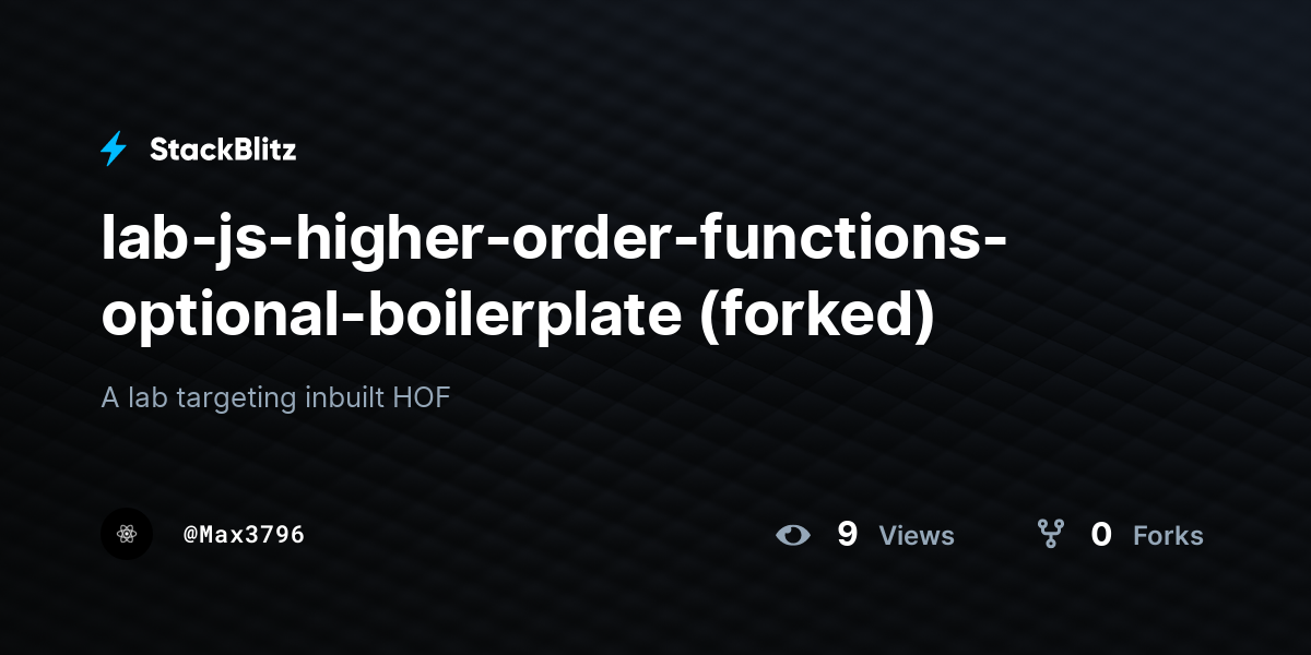 lab-js-higher-order-functions-optional-boilerplate (forked) - StackBlitz