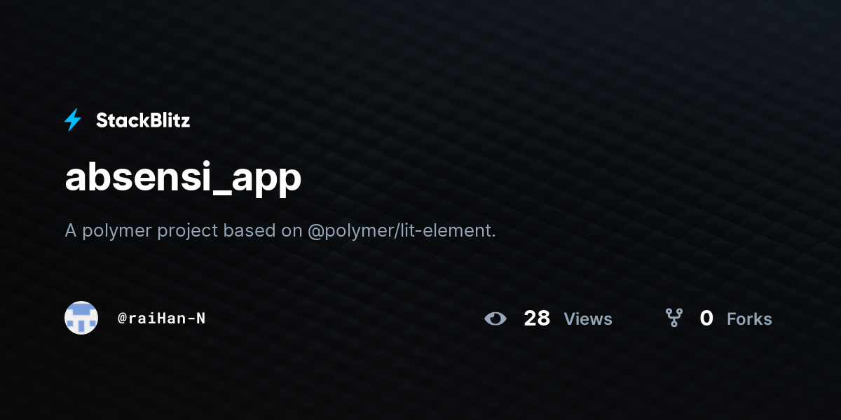 absensi_app - StackBlitz