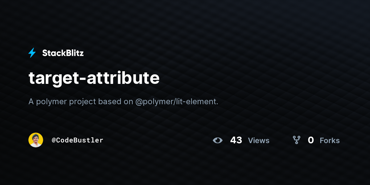 target-attribute - StackBlitz