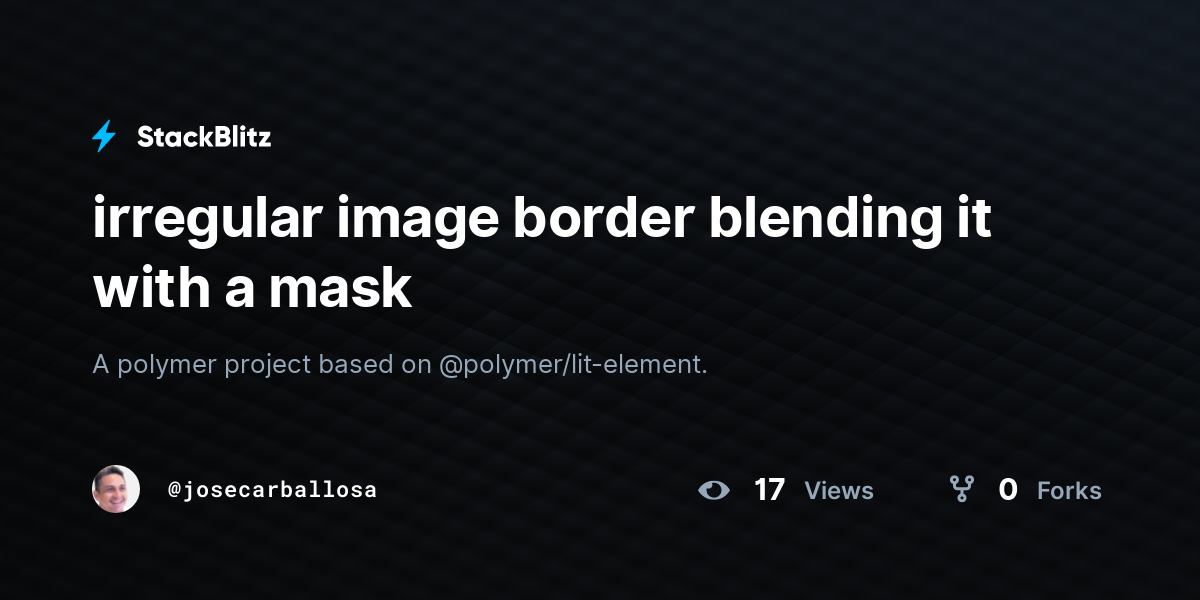 irregular image border blending it with a mask - StackBlitz