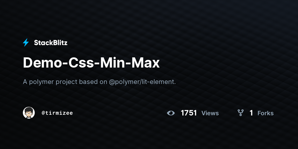 Demo-Css-Min-Max - StackBlitz