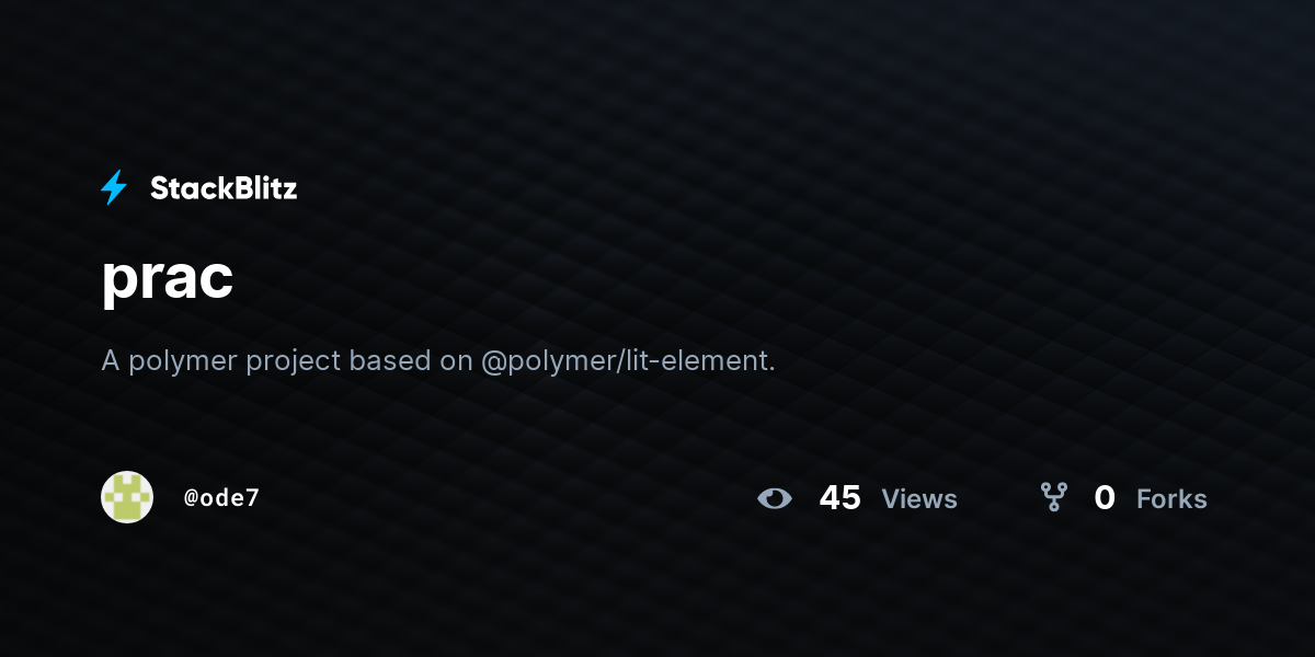 prac - StackBlitz