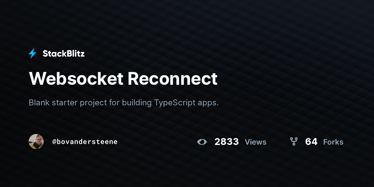 Websocket Reconnect Stackblitz 9175
