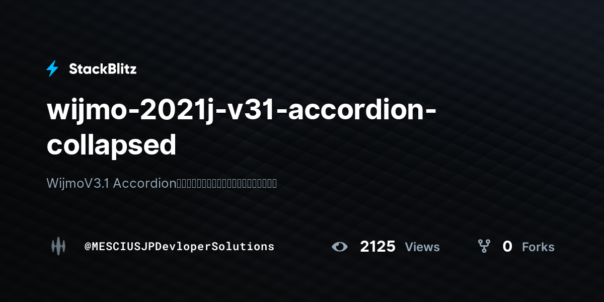 wijmo-2021j-v31-accordion-collapsed - StackBlitz