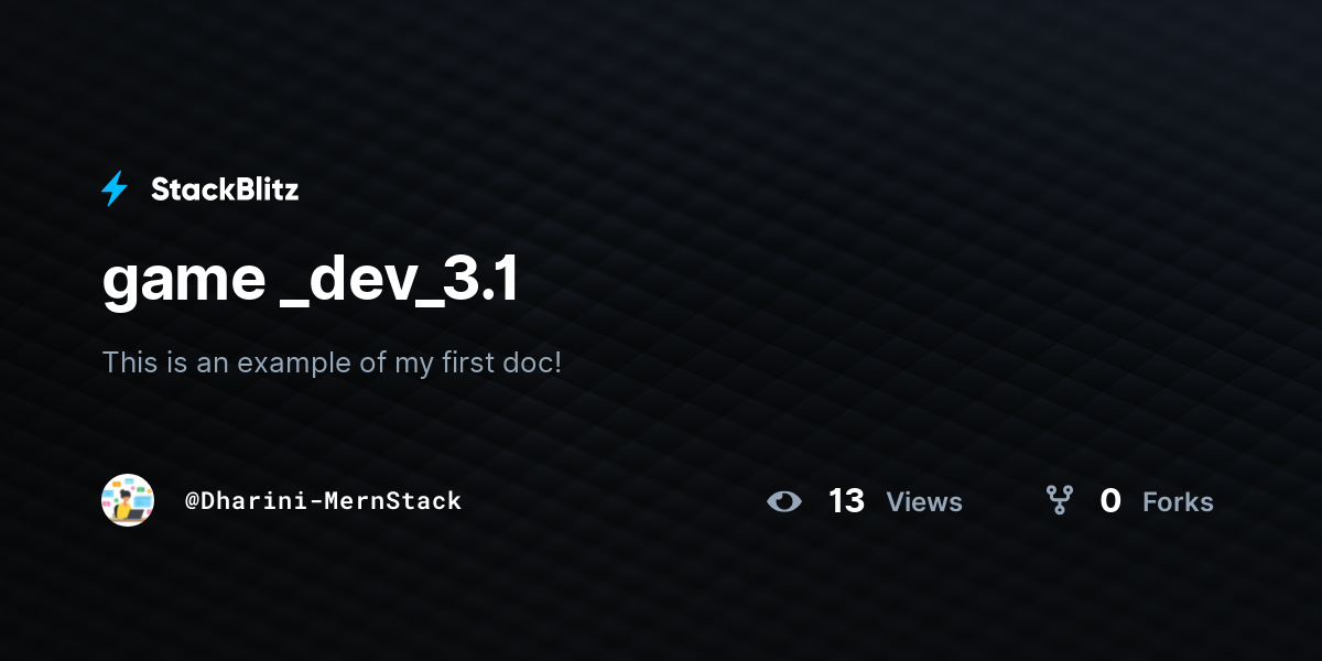 game _dev_3.1 - StackBlitz