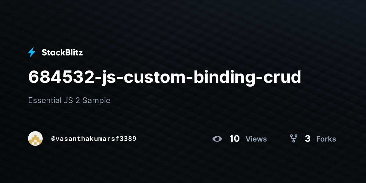 684532-js-custom-binding-crud - StackBlitz