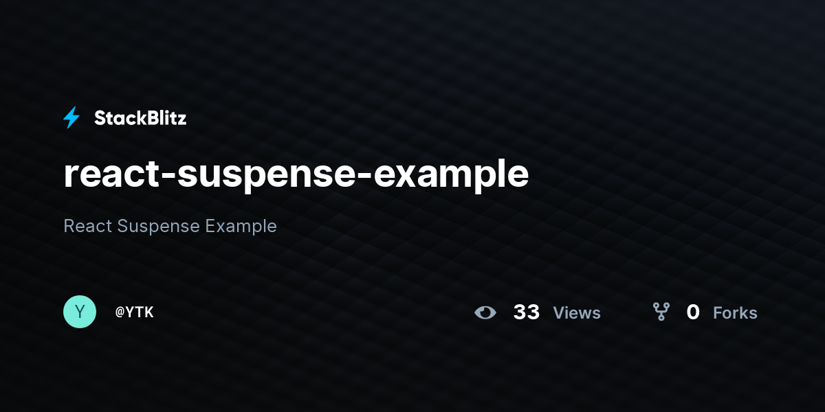 react-suspense-example - StackBlitz