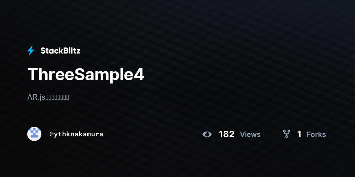 ThreeSample4 - StackBlitz